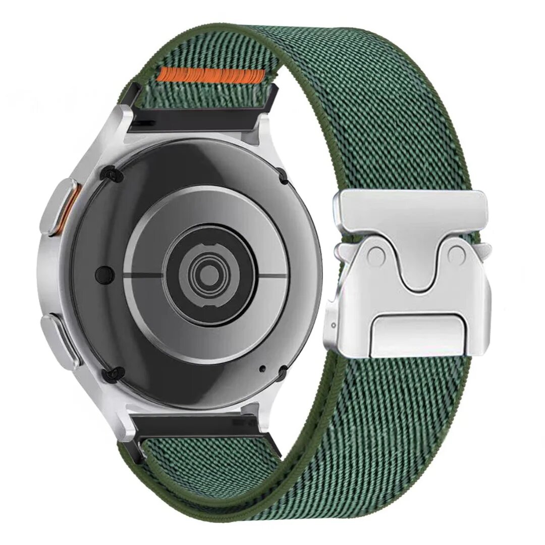 Ремешок на часы YEELUSEE 22мм, темно-зеленый, Amazfit Bip 6 5