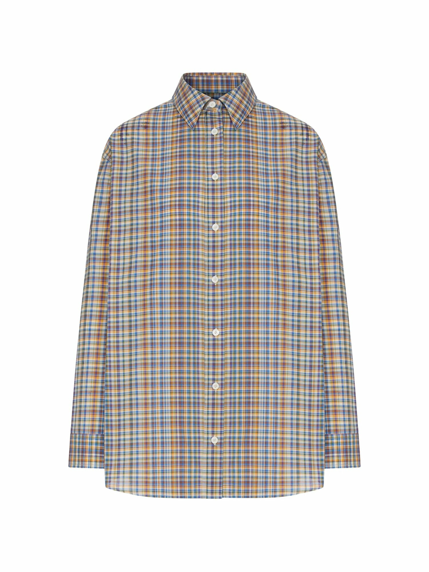 Рубашка Checked button-down shirt