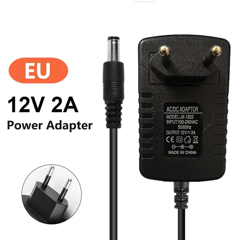 Трансформатор Vogliovoi 12В 1А 2А 4А 5А для светодиодной ленты 12V 2A EU Plug