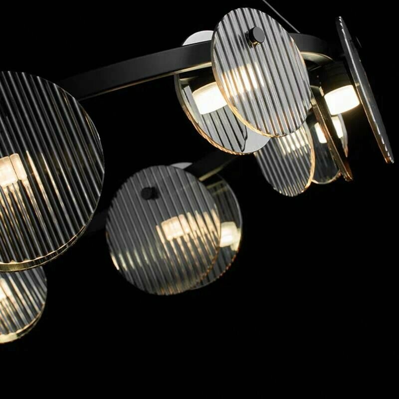Artpad Современная люстра D60 см, LED, плавная регулировка яркости, для гостиной и столовой — фото 1