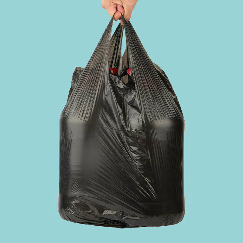 JD Jingzao Thickened Handheld Garbage Bags, 300 Count, 8um Puncture-Resistant, 45*60cm, Medium-Sized Vest-Style Garbage Bags