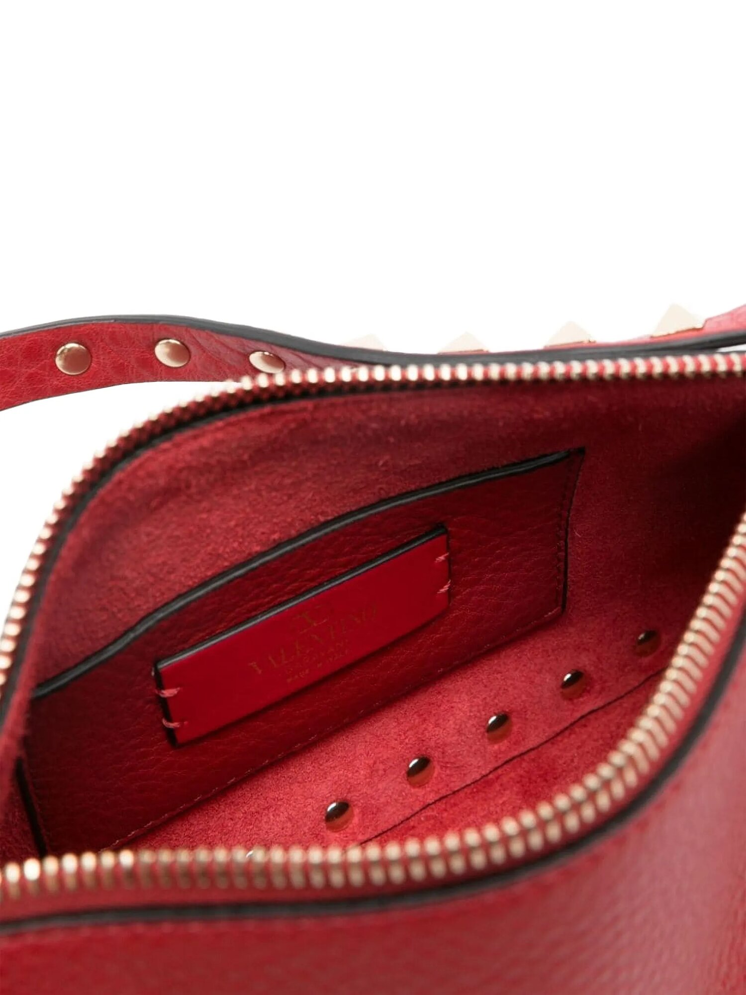 Сумка Valentino Rockstud, red — фото 1