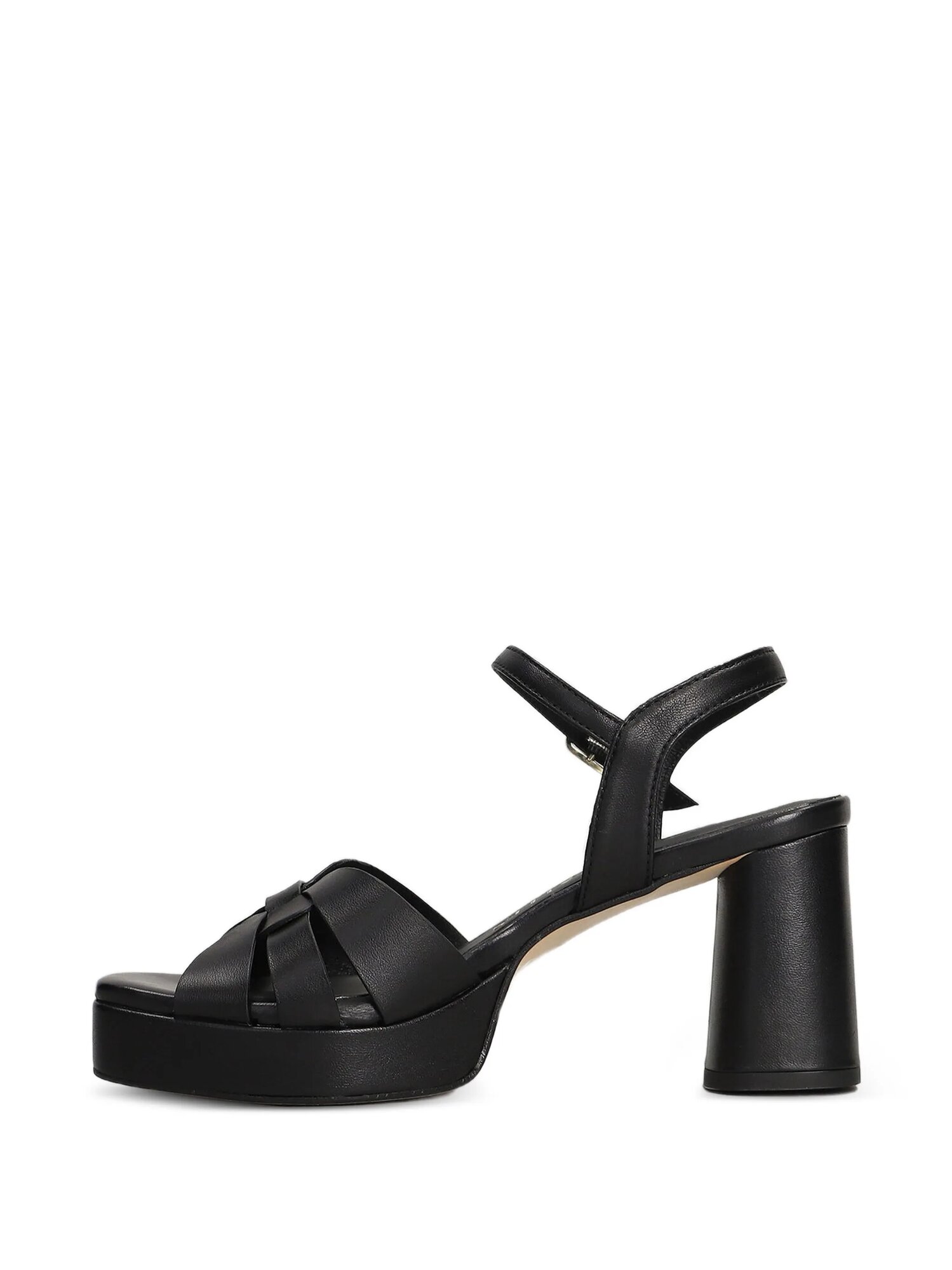 Босоножки Pedro Miralles Interwoven platform sandals, размер 39, black/black — фото 1