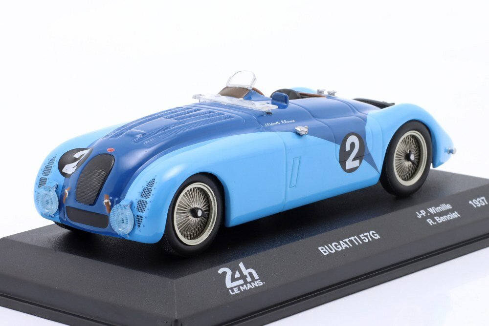 Bugatti 57G #2 winner 24H lemans 1937 wimille, benoist / бугатти 57G победитель 24 часа ле-ман вимилле беноист