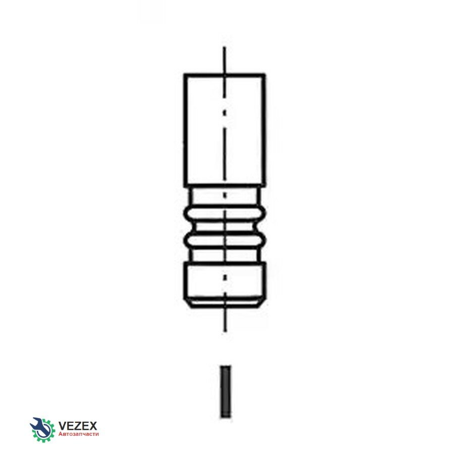 FRECCIA R6705BMARCR клапан выпускной! 30.2x6x102.2\ Audi A3/Q7/TT, Skoda Superb, VW Passat 3.2/3.6 02>