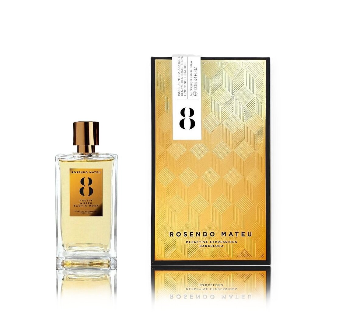 Rosendo Mateu №8 Fruity, Amber, Exotic Musk 100 мл парфюмерная вода унисекс, цветочные, древесно-мускусные