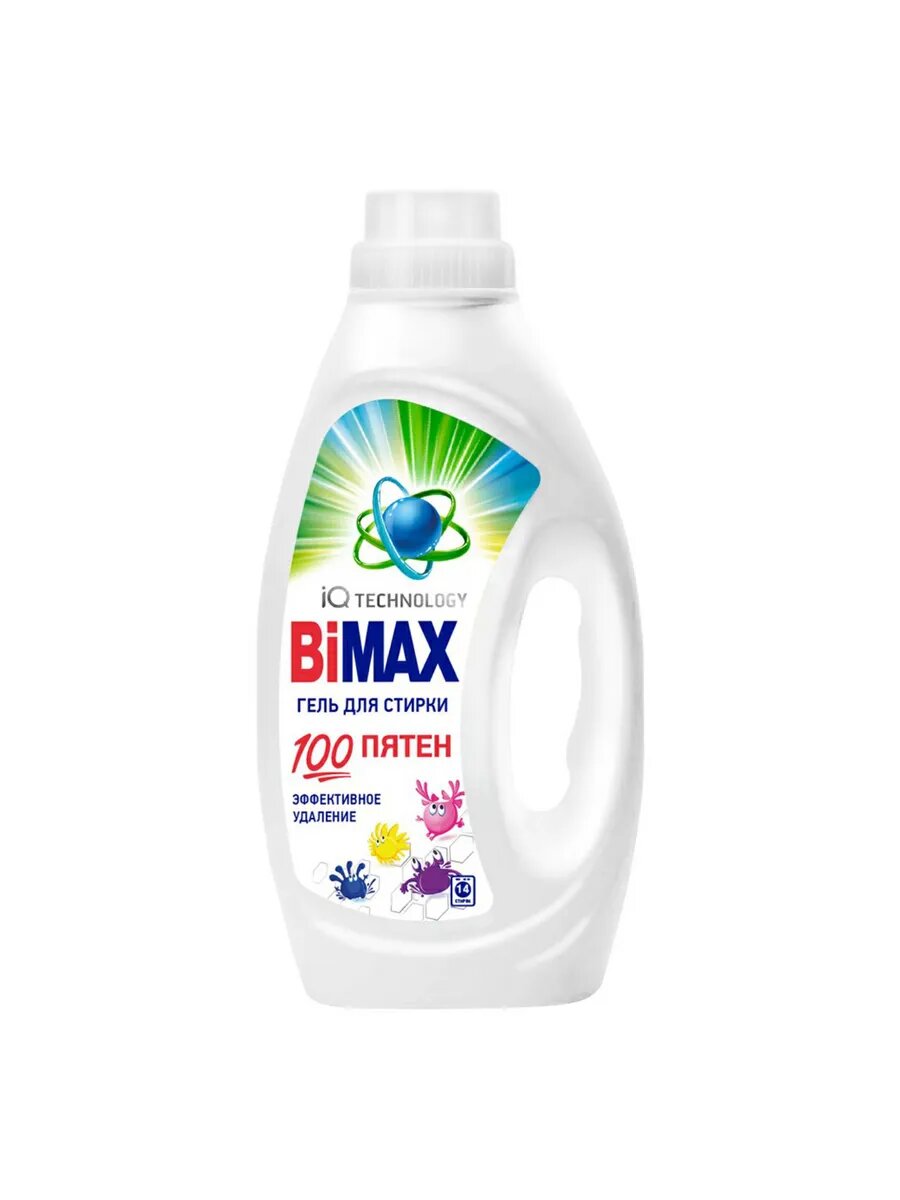 Гель BiMax 100 пятен для синтетических тканей 900 г