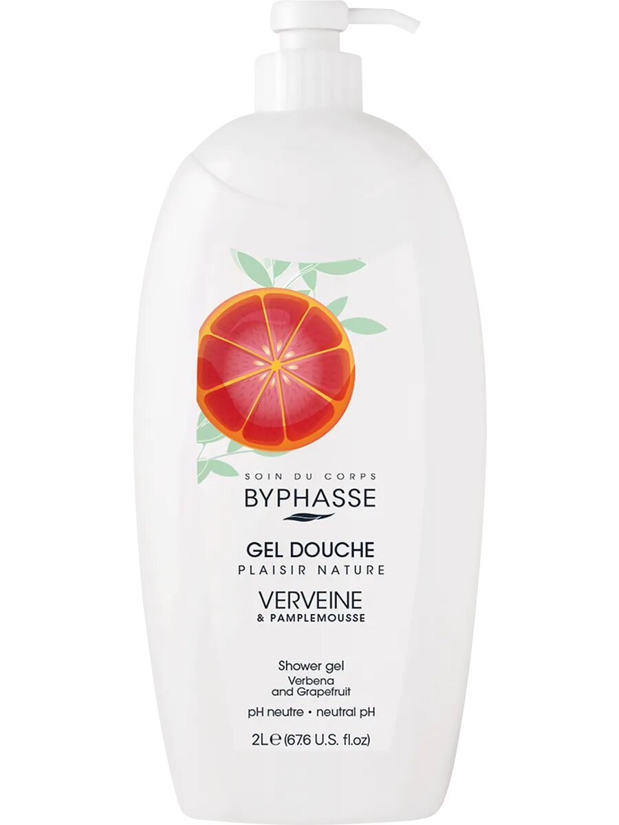 Гель для душа BYPHASSE Вербена и грейпфрут, 2л