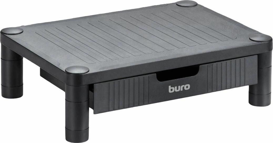 Подставка Buro под монитор, регулировка высоты, черный (BU-MS110)