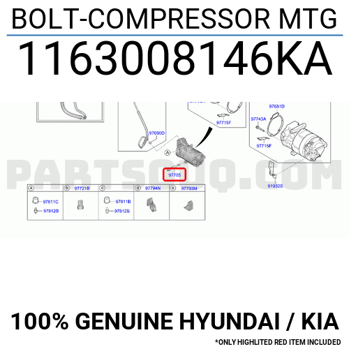 Болт М12 / BOLT-COMPRESSOR MTG