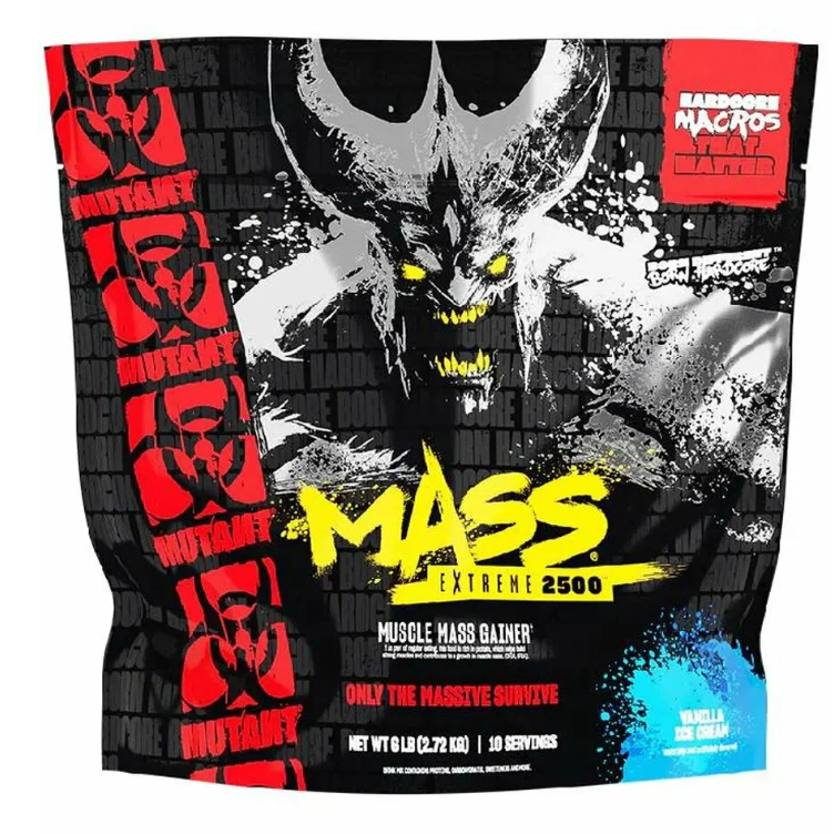 Гейнер Mutant Mutant Mass XXXtreme, 2720 г, ванильное мороженое