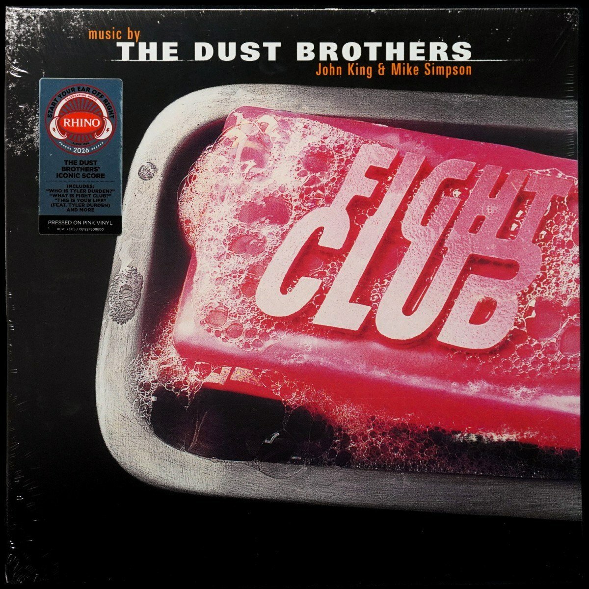 Виниловая пластинка Rhino Dust Brothers – Fight Club - Original Motion Picture Score (2LP, цветной винил)