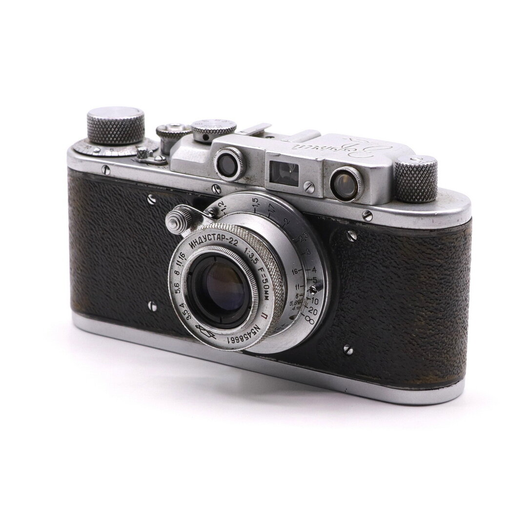 Пленочный фотоаппарат Зоркий + Индустар 22 (СССР)