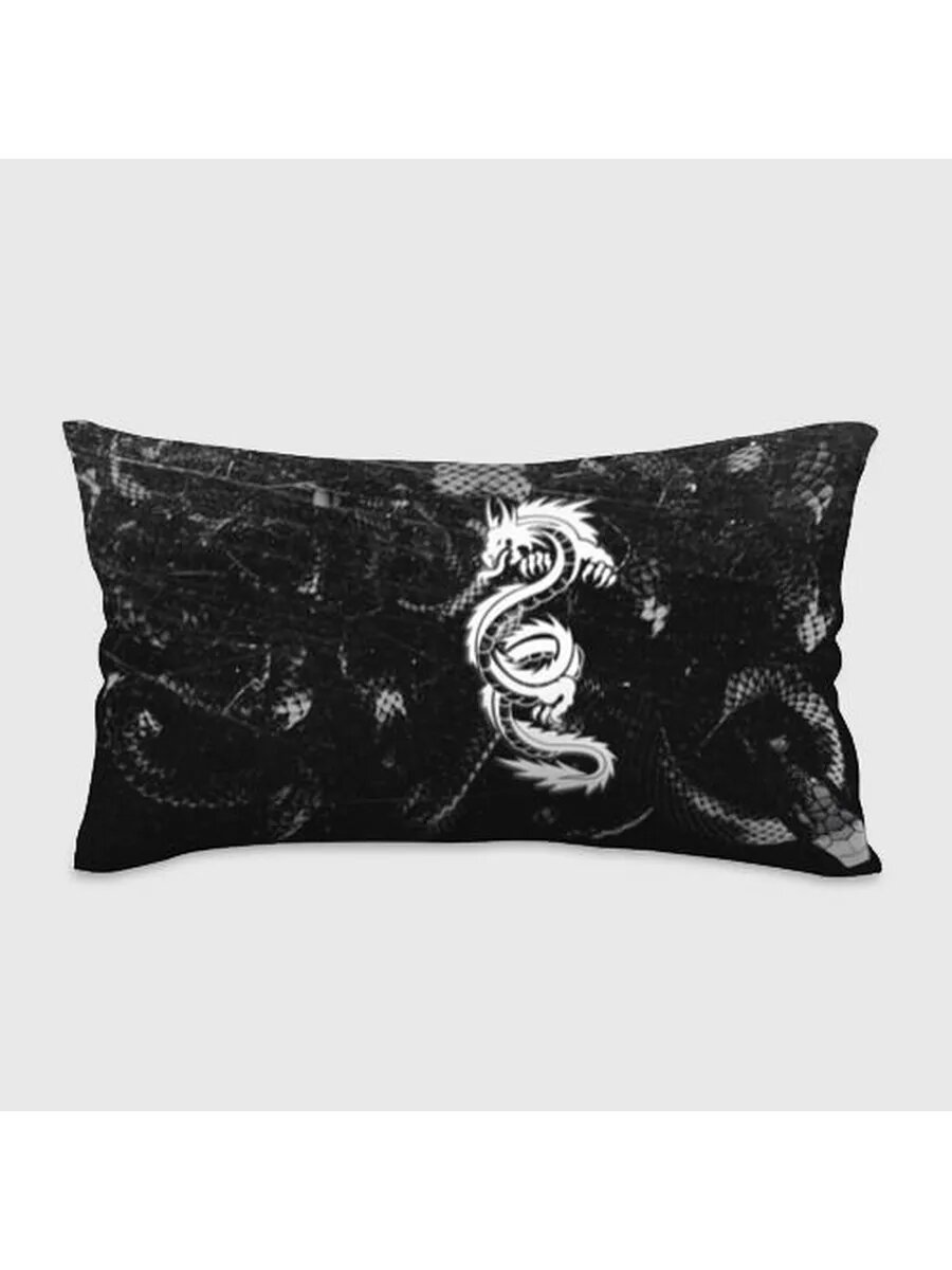 Китайский Дракон Чб Dragon Snake Подушка