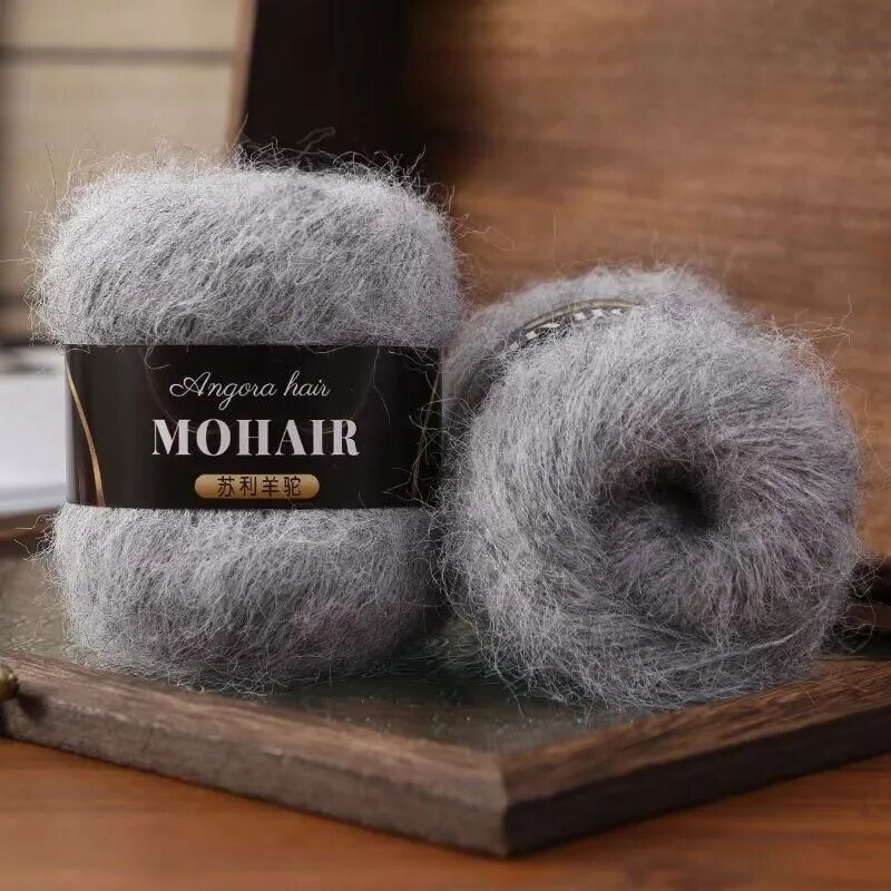 Пряжа из альпаки и мохера, для свитера ручной работы, сделай сам