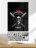 Постер на стену Straight edge череп с битами