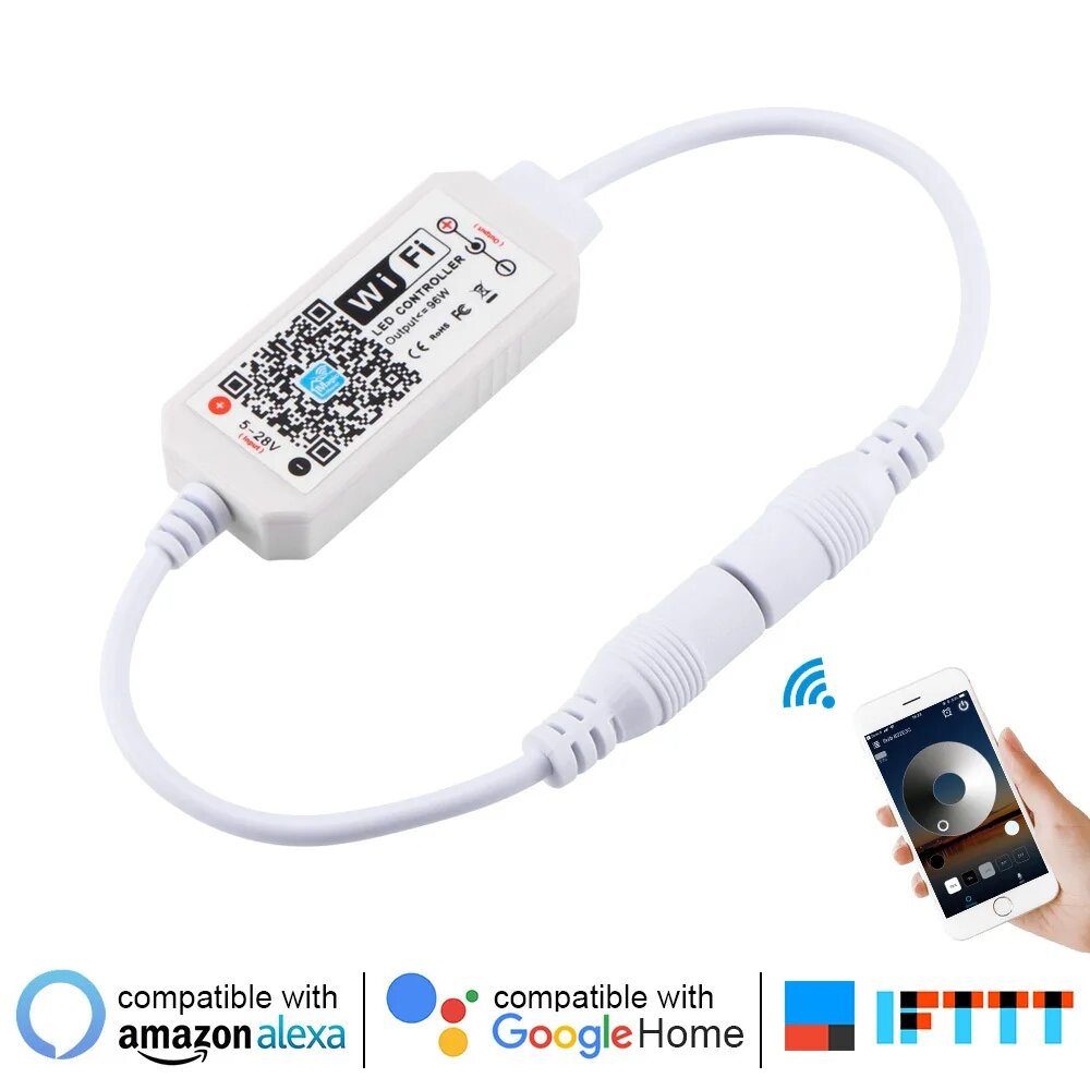 Wi-Fi светодиодный контроллер YSRSAI RGB/RGBW 12В-24В 5A