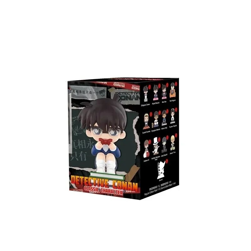 POP MART TFamous Detective Conan фигурки Mystery Box Черный, 1 Blind Box