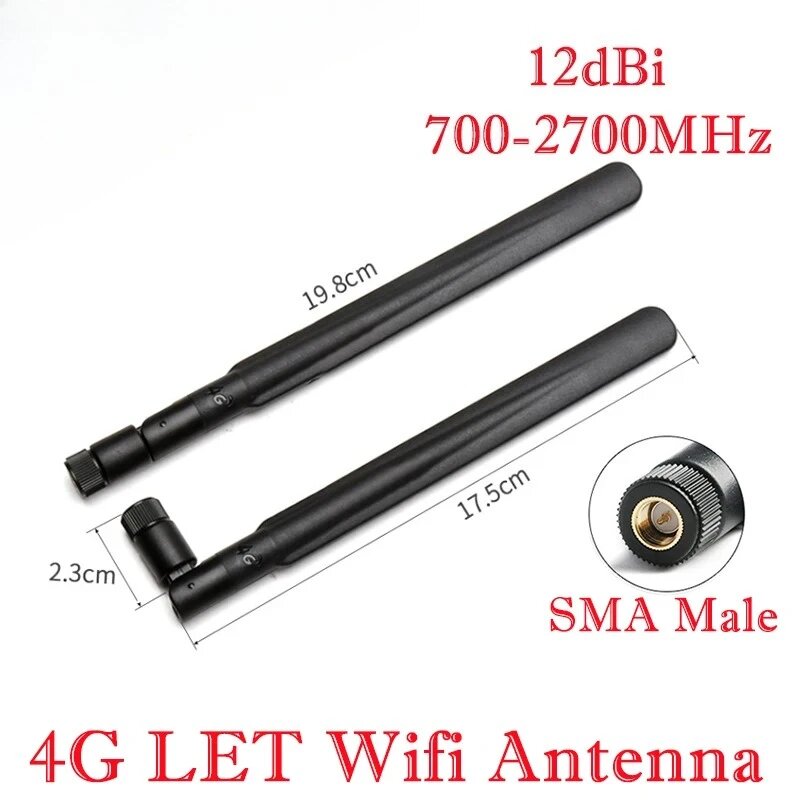 4G LTE антенна 12dBi SMA Male 700-2700 МГц 1Piece