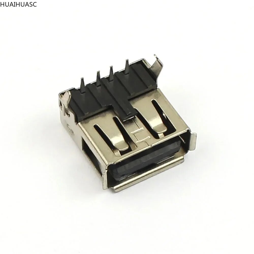 USB 2.0 AF гнездо 4P белый — фото 1