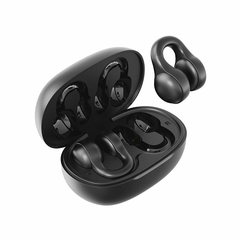 Наушники-вкладыши, беспроводные Bluetooth-наушники с костной проводимостью, сверхдлительное время автономной работы, большой умный цифровой дисплей