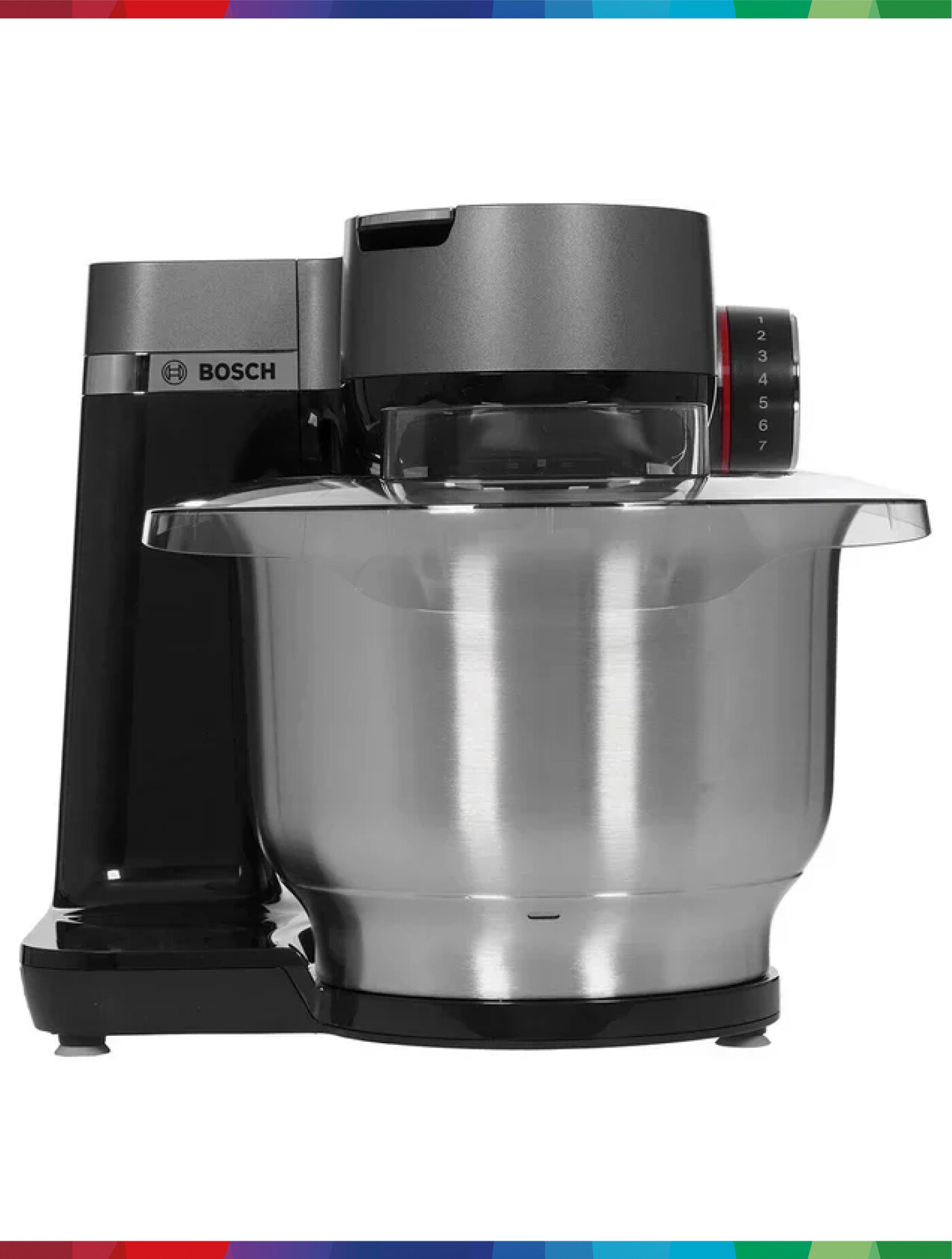 Кухонная машина Bosch MUMS2VM00, Серия 2, 900 Вт, 3.8 л, 7 режимов, импульсный режим, планетарное смешивание