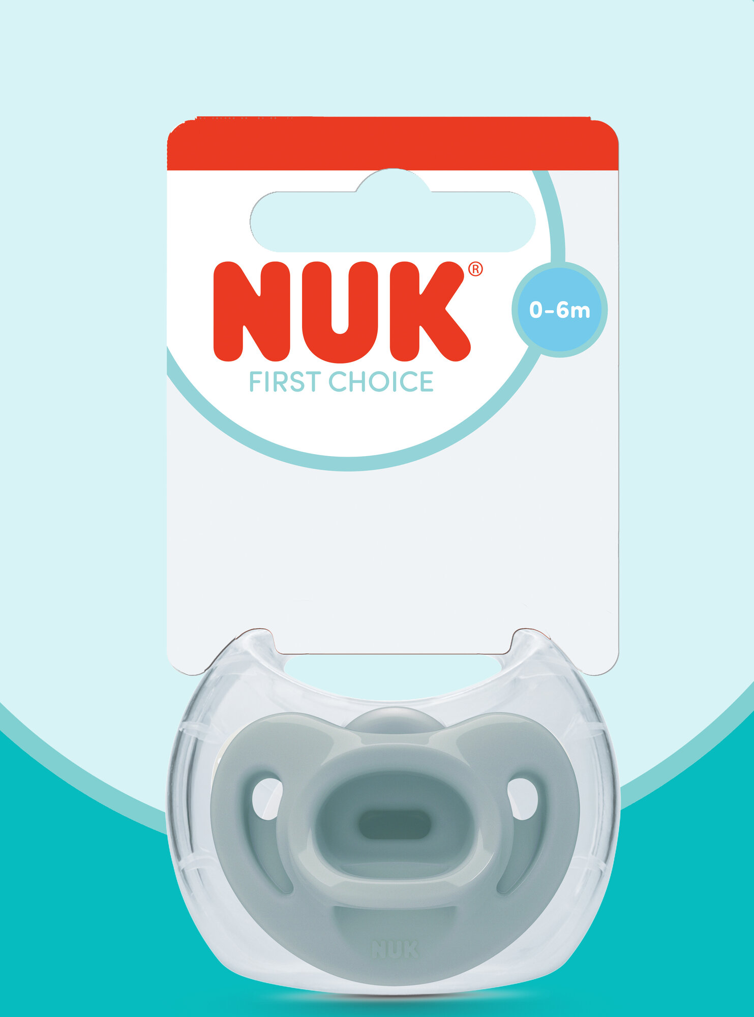 Пустышка Nuk силикон ортодонтическая от 0 мес. 1 шт.