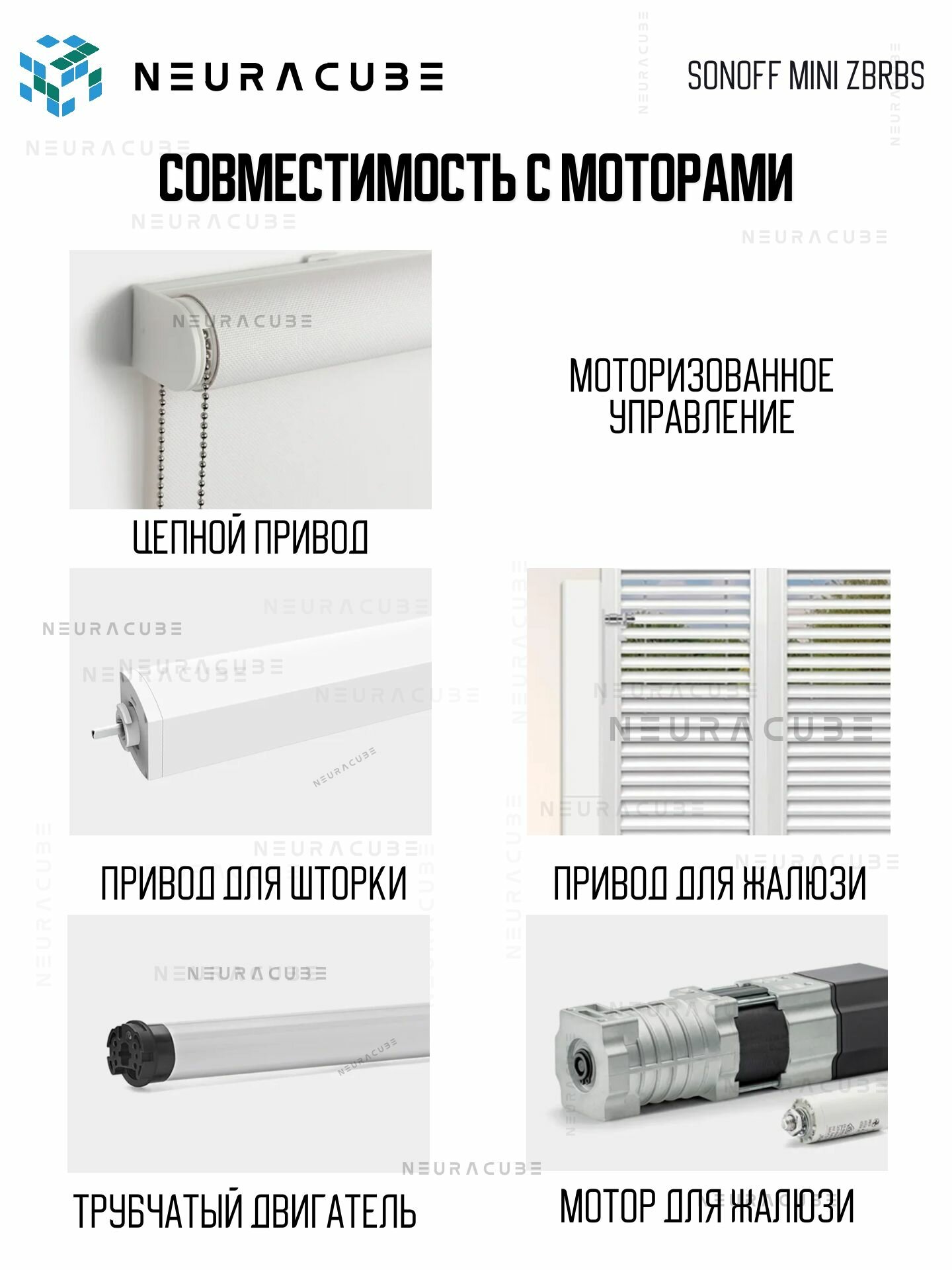 Zigbee Реле для роллетов Sonoff MINI-ZBRBS — фото 1