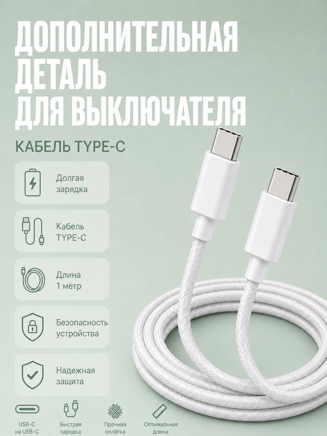 Запчасть для умного выключателя, белого трехклавишного, wi-fi, FoxHome