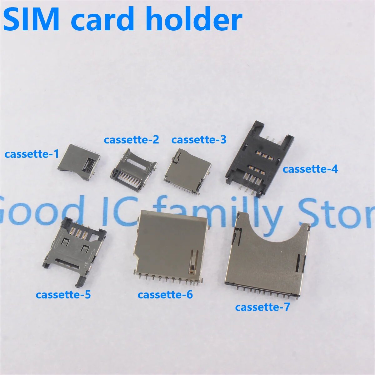 Держатель карт SD/Micro/TF/SIM, 10шт, cassette-6