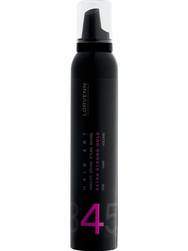 Lorvenn Hair Professionals Пена для укладки нормальных или тонких волос Hair Art Absolute Volume Styling Mousse, 200 мл