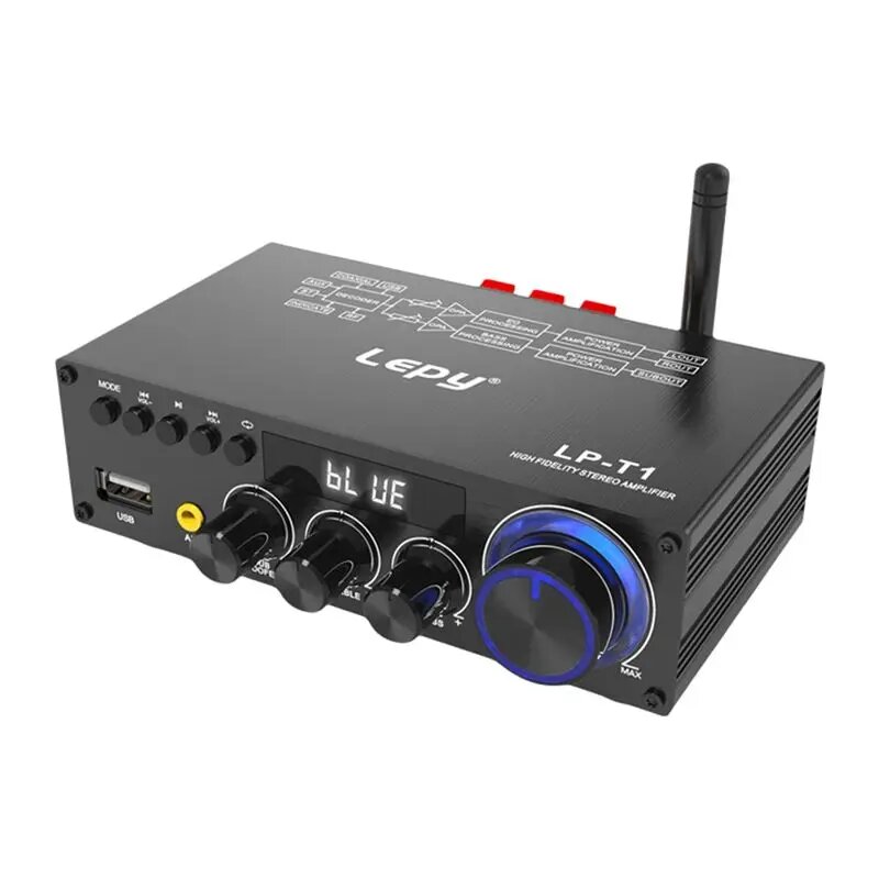 Lepy LP-T1 Усилитель 2.1 Bluetooth 5.1