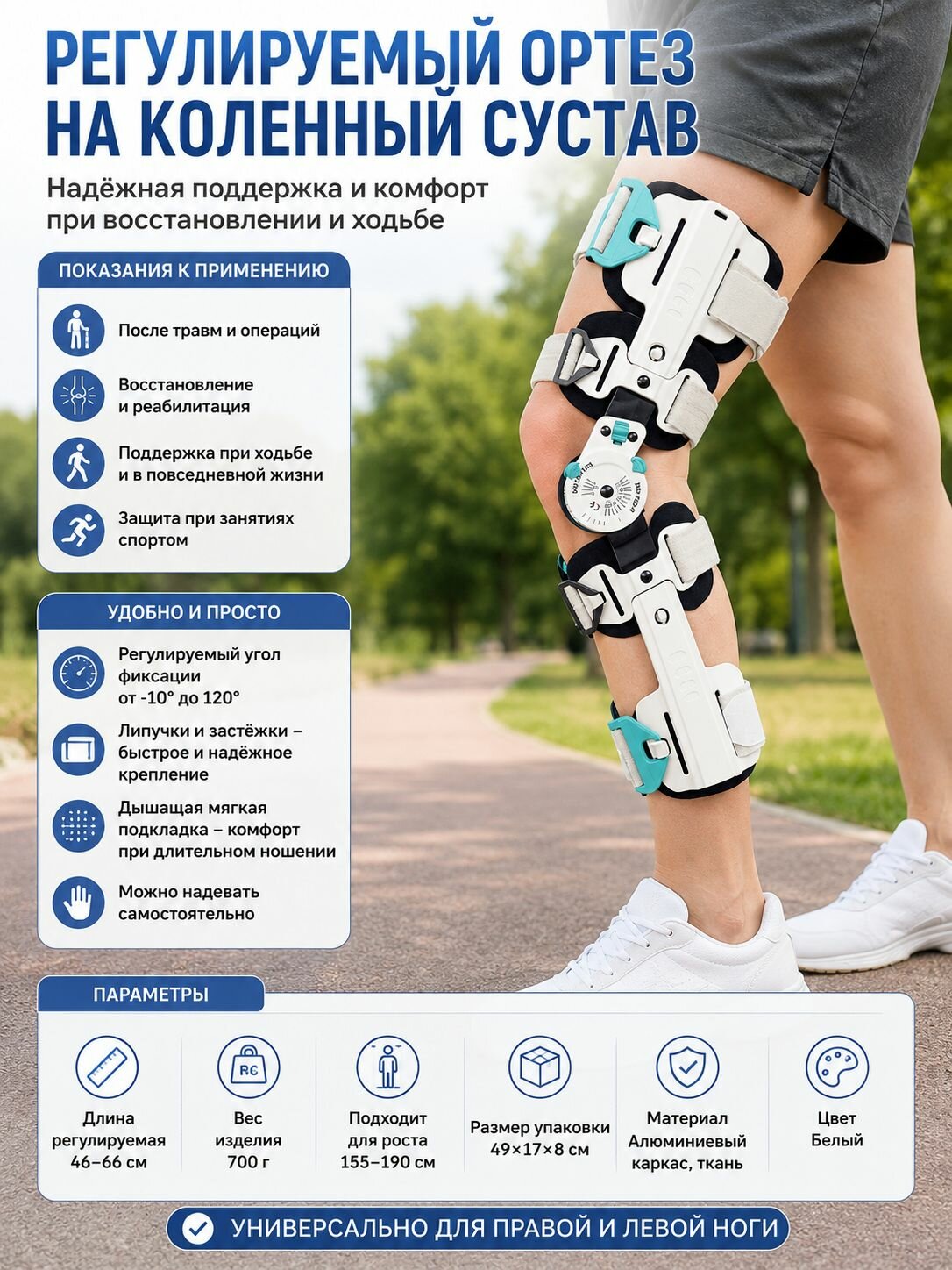 Защита колена