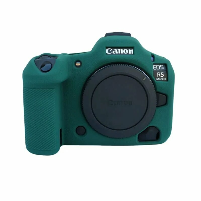 Защитный силиконовый чехол для фотоаппарата Canon EOS R5II /R5Mark II ультра-тонкая полимерная из мягкого качественного силикона