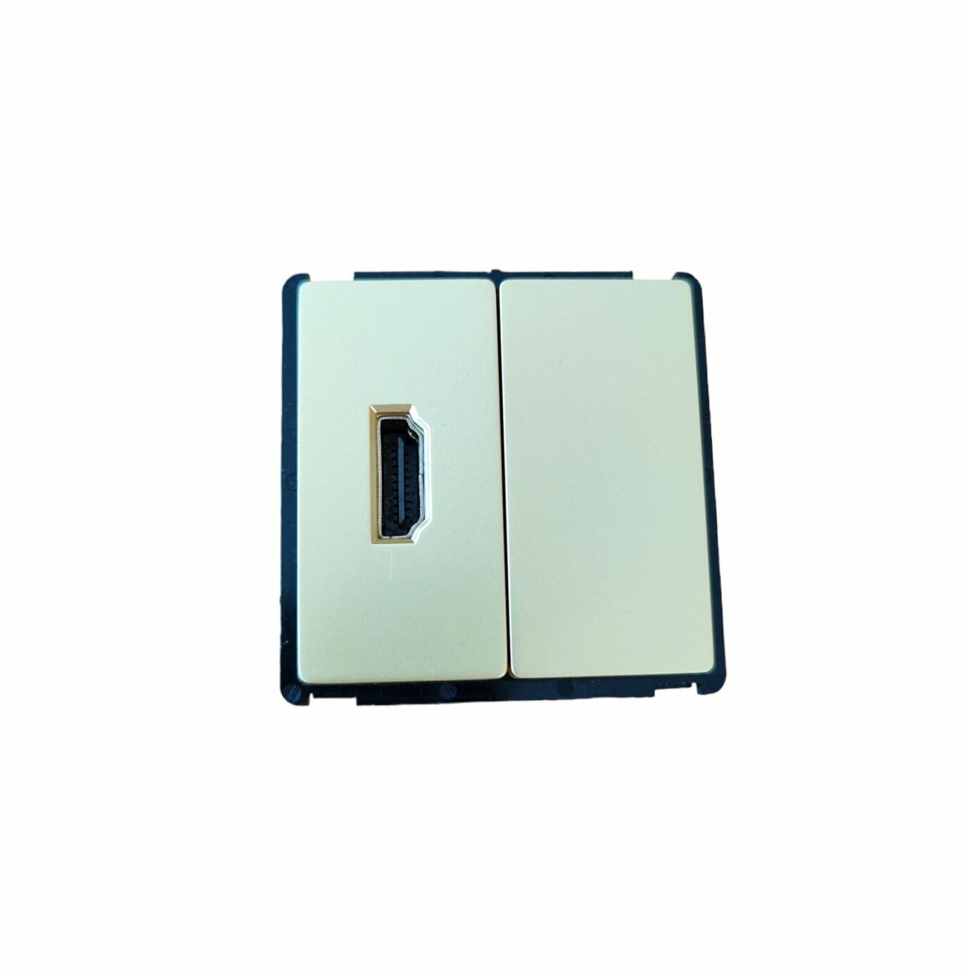 Механизм розетки MVAVA HDMI/Blank, золотой