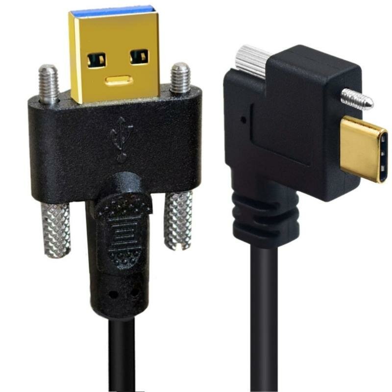 USB 3.1 Type-C — USB 3.0 кабель, 1.2m - боковой одиночный винт