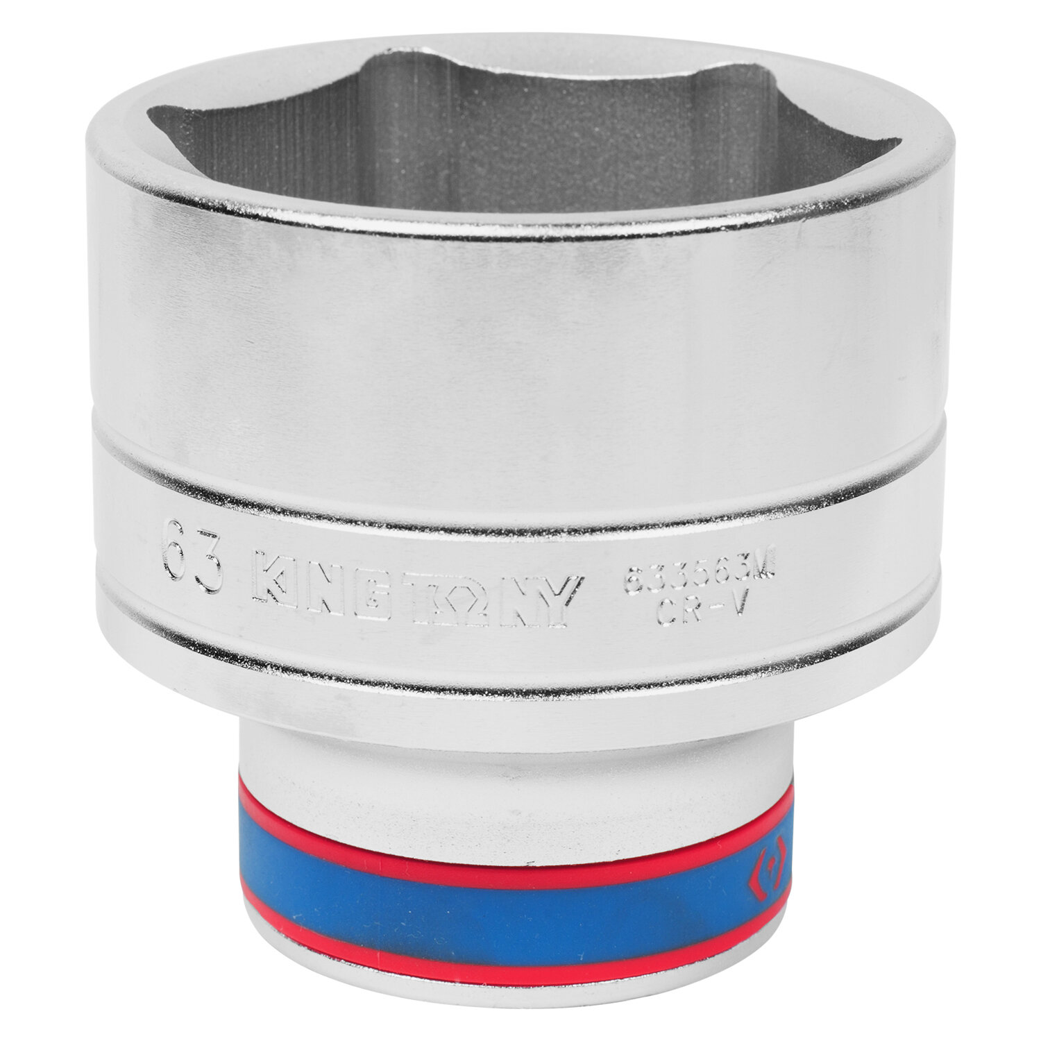 KING TONY Головка торцевая стандартная шестигранная 3/4", 63 мм 633563M