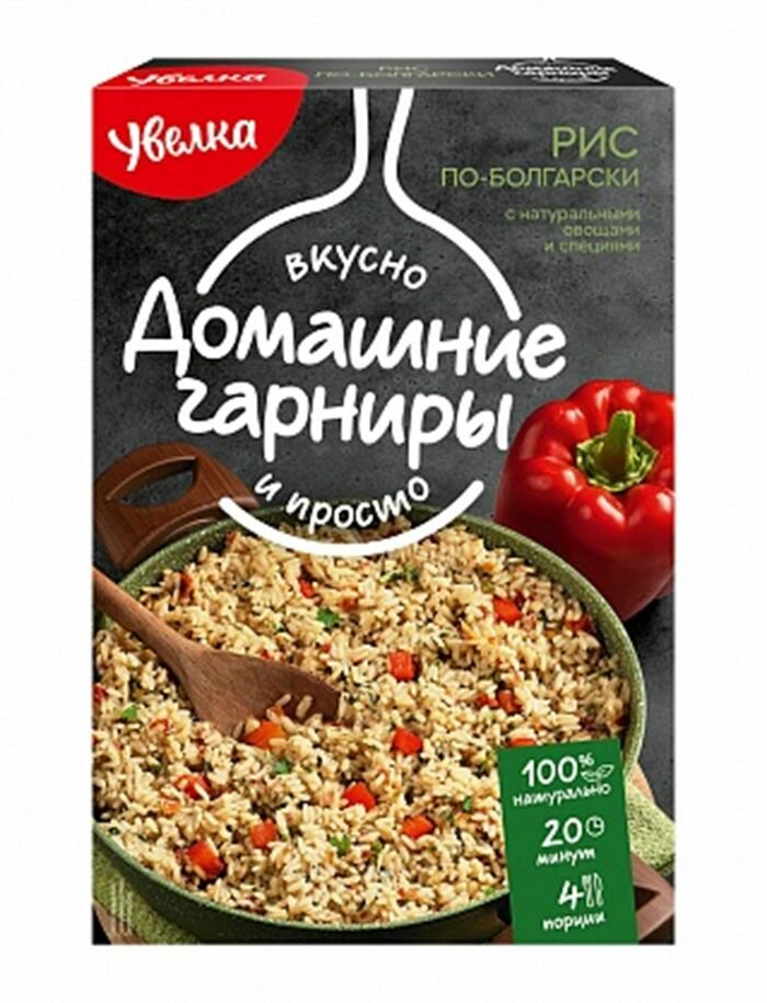 Смесь Рис по-болгарски для гарнира Увелка, 300г х3шт
