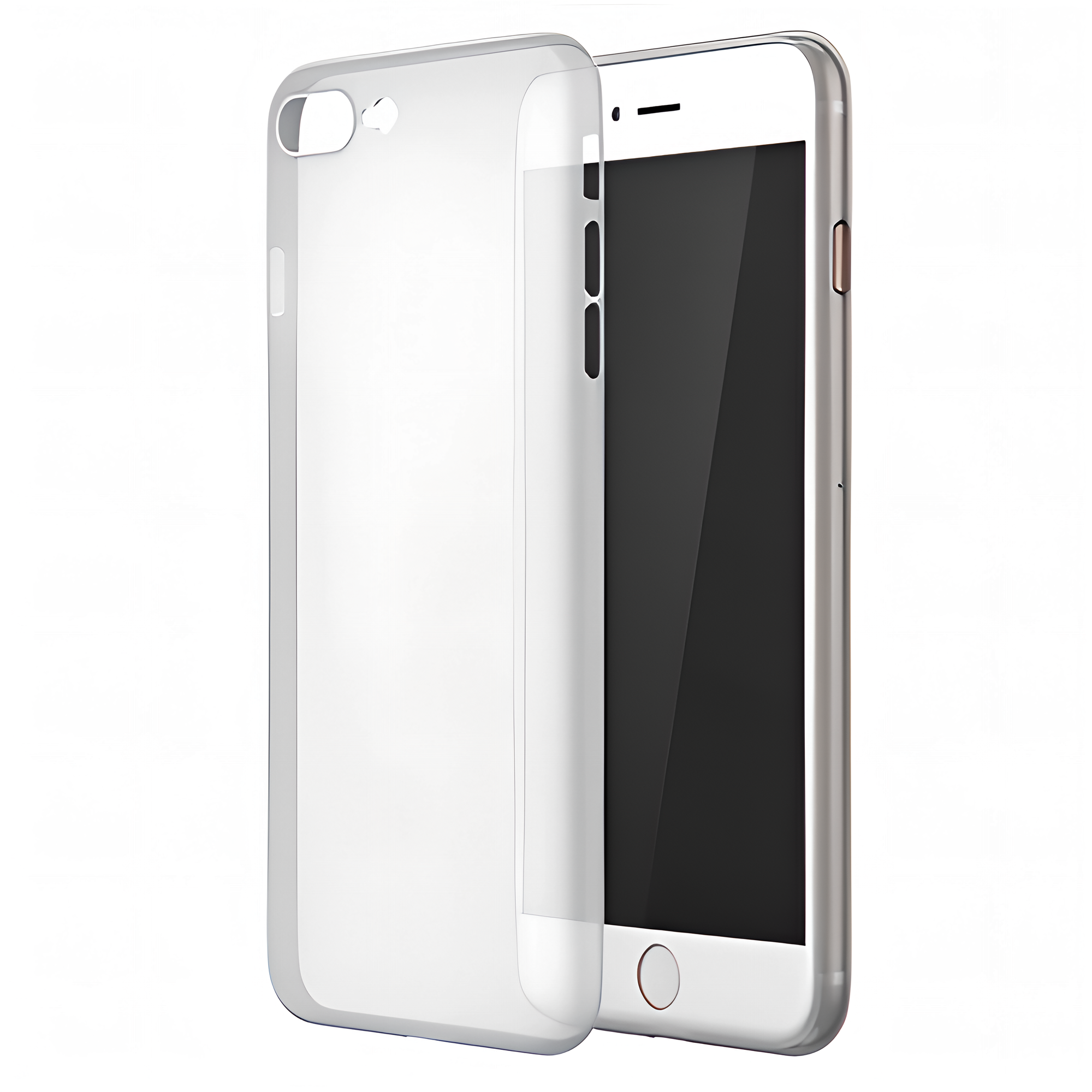 Чехол силиконовый для Apple iPhone 6 Plus / 6S Plus Matte TPU (Прозрачно-матовый)