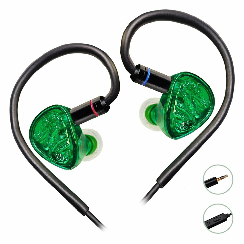 Наушники TANGZU Waner 2 Jade Dragon 3.5MM with Mic