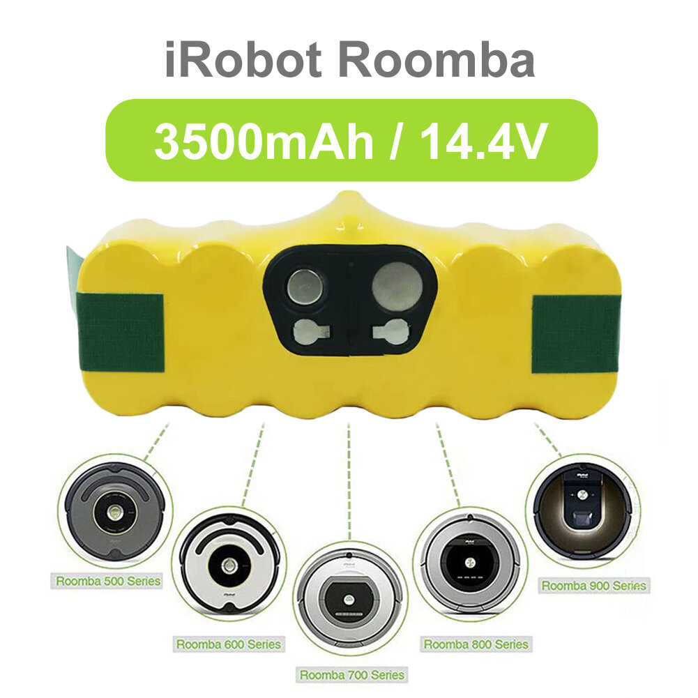 Аккумулятор для робота-пылесоса iRobot Roomba, 14,4V 3500 mAh Ni-MH, моделей 500 510 530 532 534 535 540 550 560 562 570 580 600 610 700 760 R4