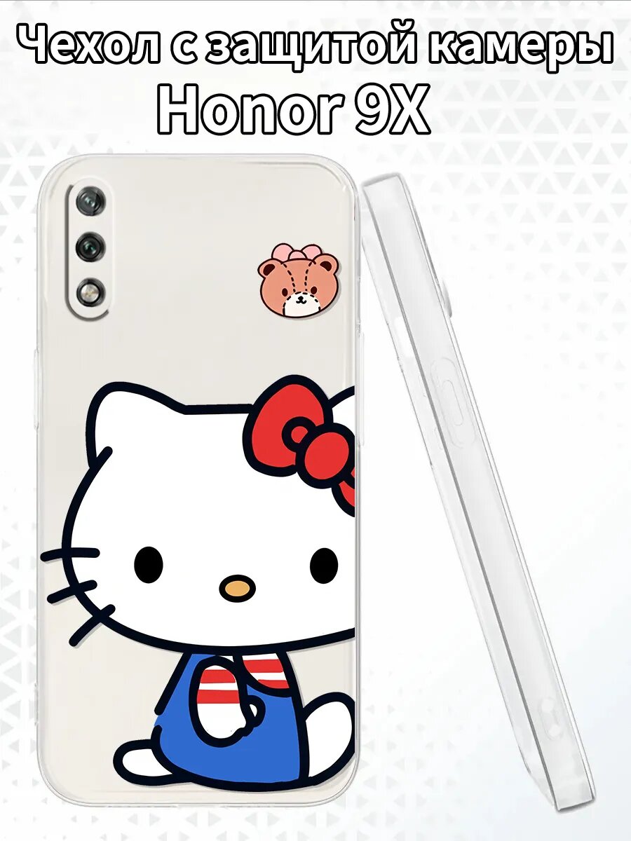 Чехол для Honor9X с изображением Хелло Китти