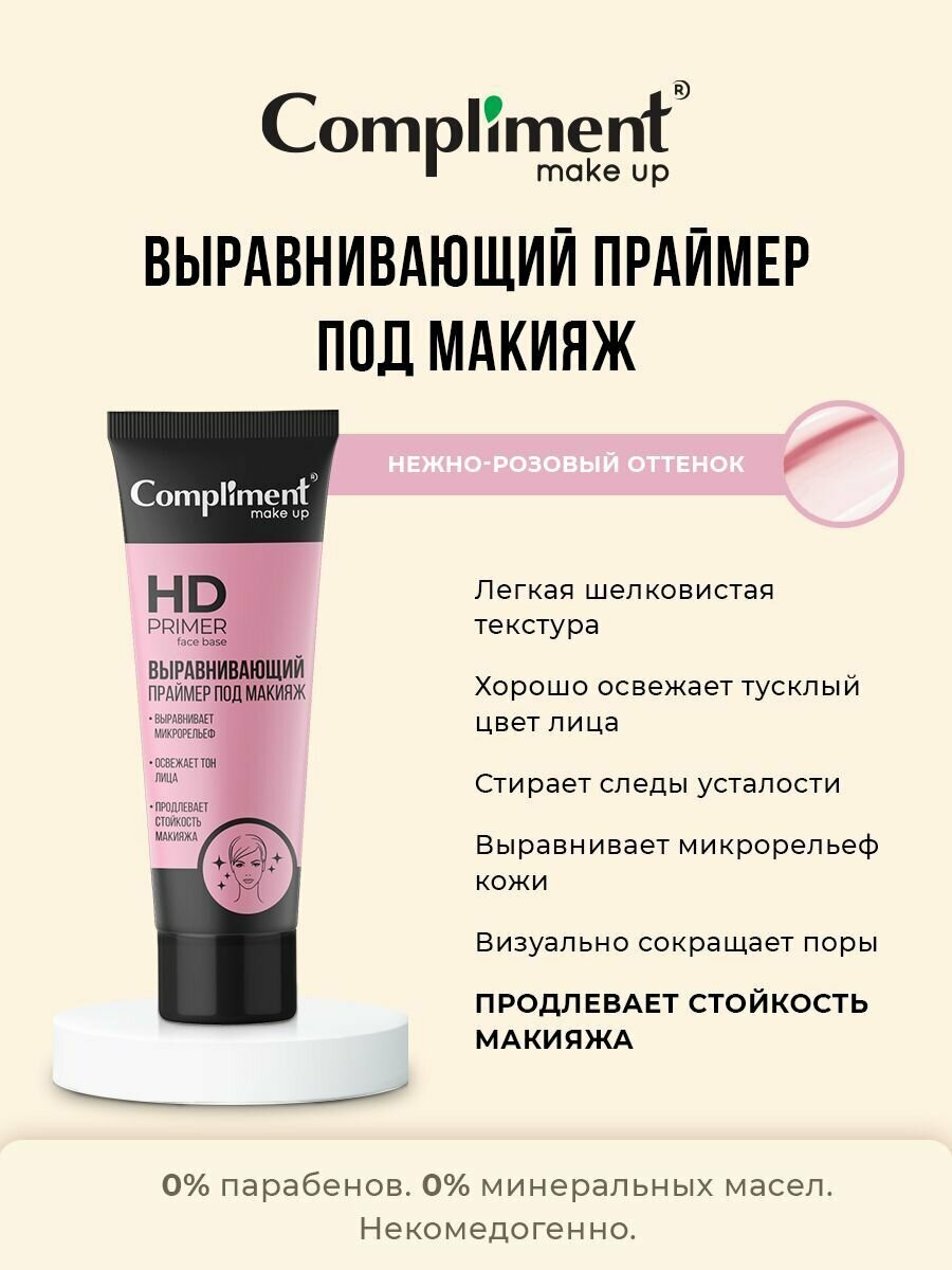 Праймер выравнивающий Compliment под макияж 40 мл