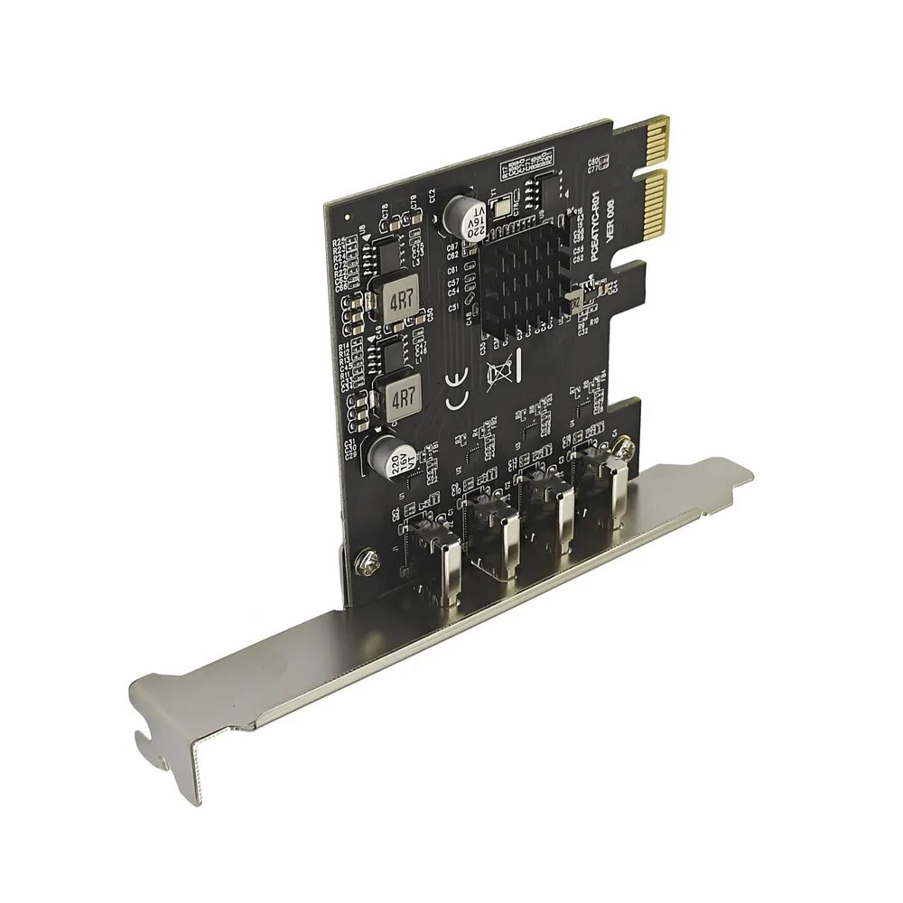 PCIE-преобразователь типа c 4 портами и скоростью 5 Гбит/с