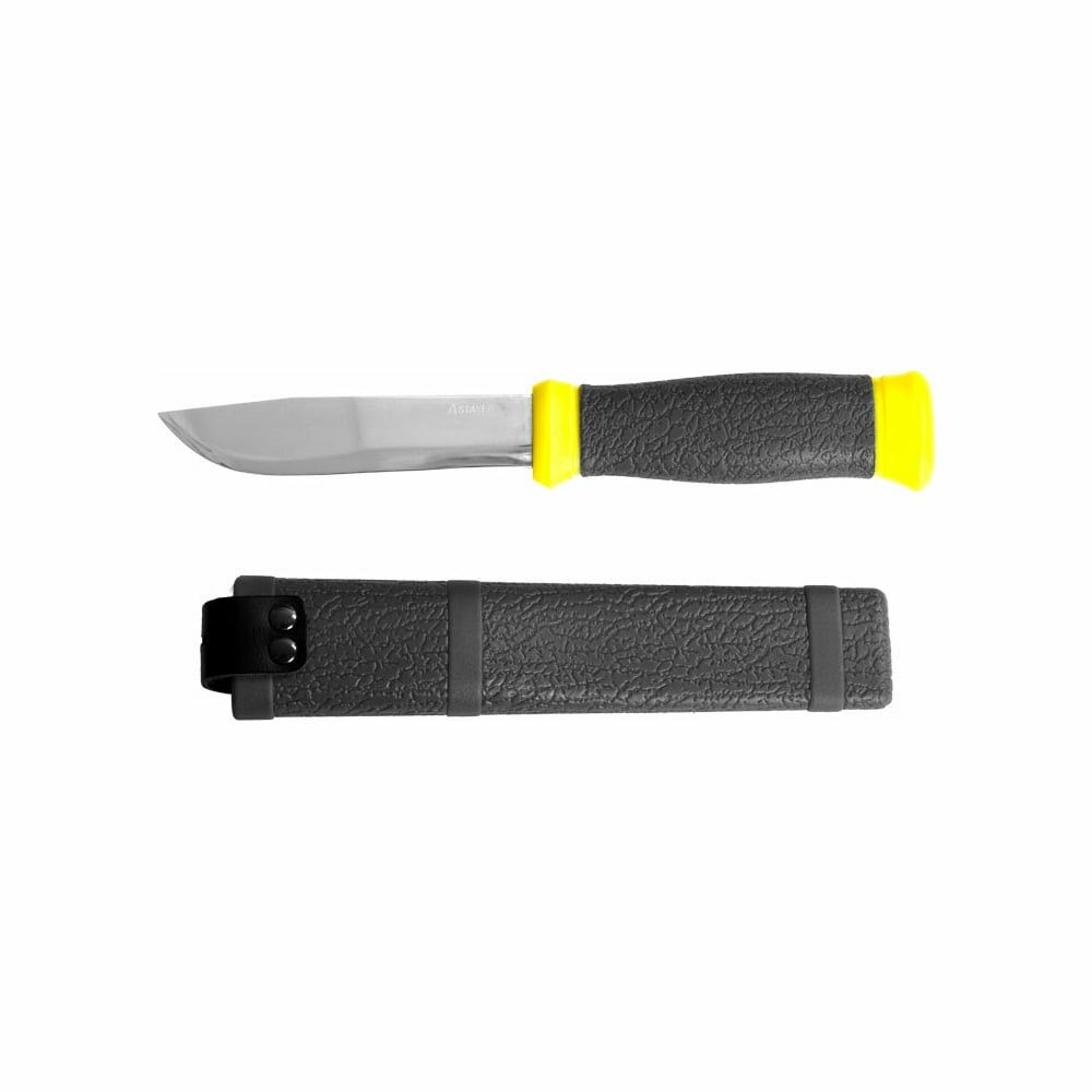 Туристический нож STAYER PROFI пластиковые ножны, лезвие-110мм 47630