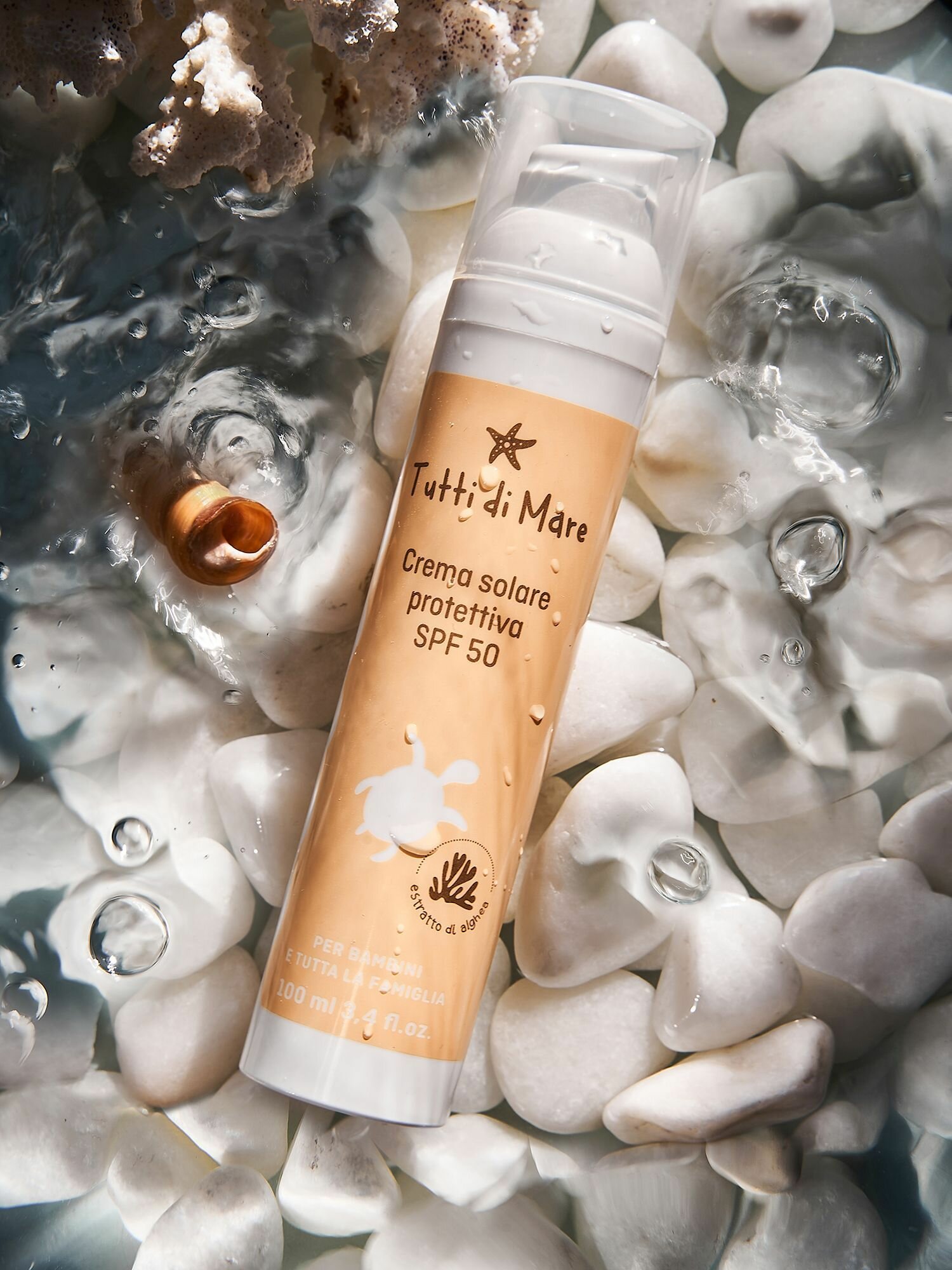 Крем Tutti di Mare солнцезащитный для малышей и всей семьи SPF50