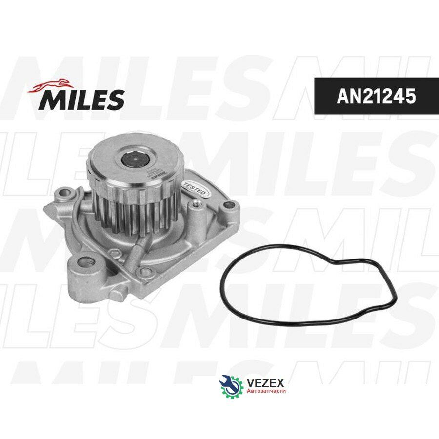 MILES AN21245 Насос водяной HONDA CIVIC/FR-V 1.4/1.6/1.7 05 (DOLZ H133) AN21245