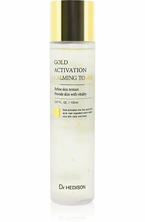 Тоник для ухода за кожей Dr. Hedison Gold Activation, 150 мл