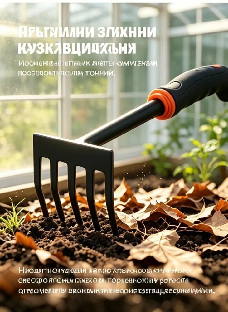 Грабли , Плоские, Высокоуглеродистая сталь, 8.5 см