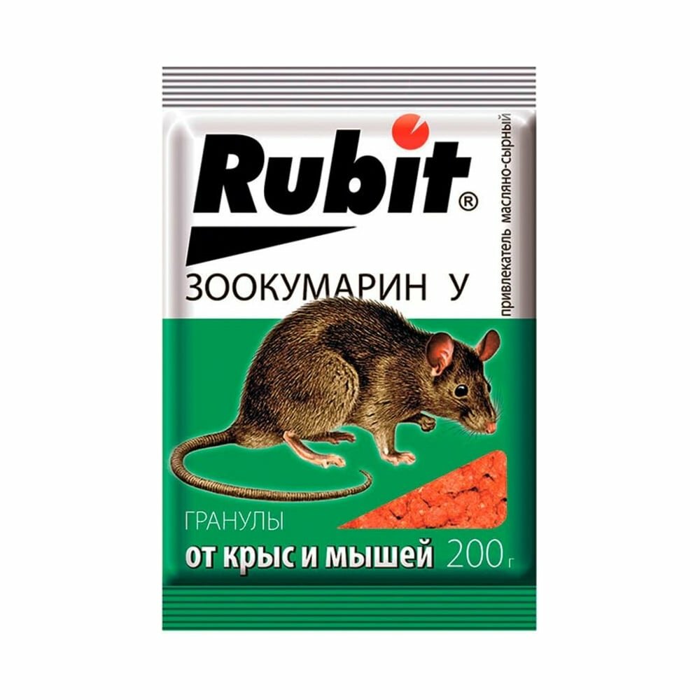 Защита от грызунов RUBIT зоокумарин+